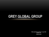 GREY GLOBAL GROUP презентация, доклад