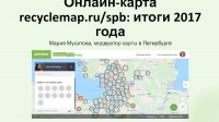 Онлайн-карта recyclemap.ru/ spb : итоги 2017 года презентация, доклад