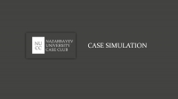 CASE SIMULATION презентация, доклад